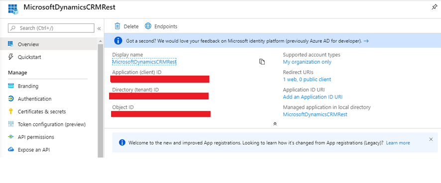 Microsoft Dynamics CRM REST Connector
