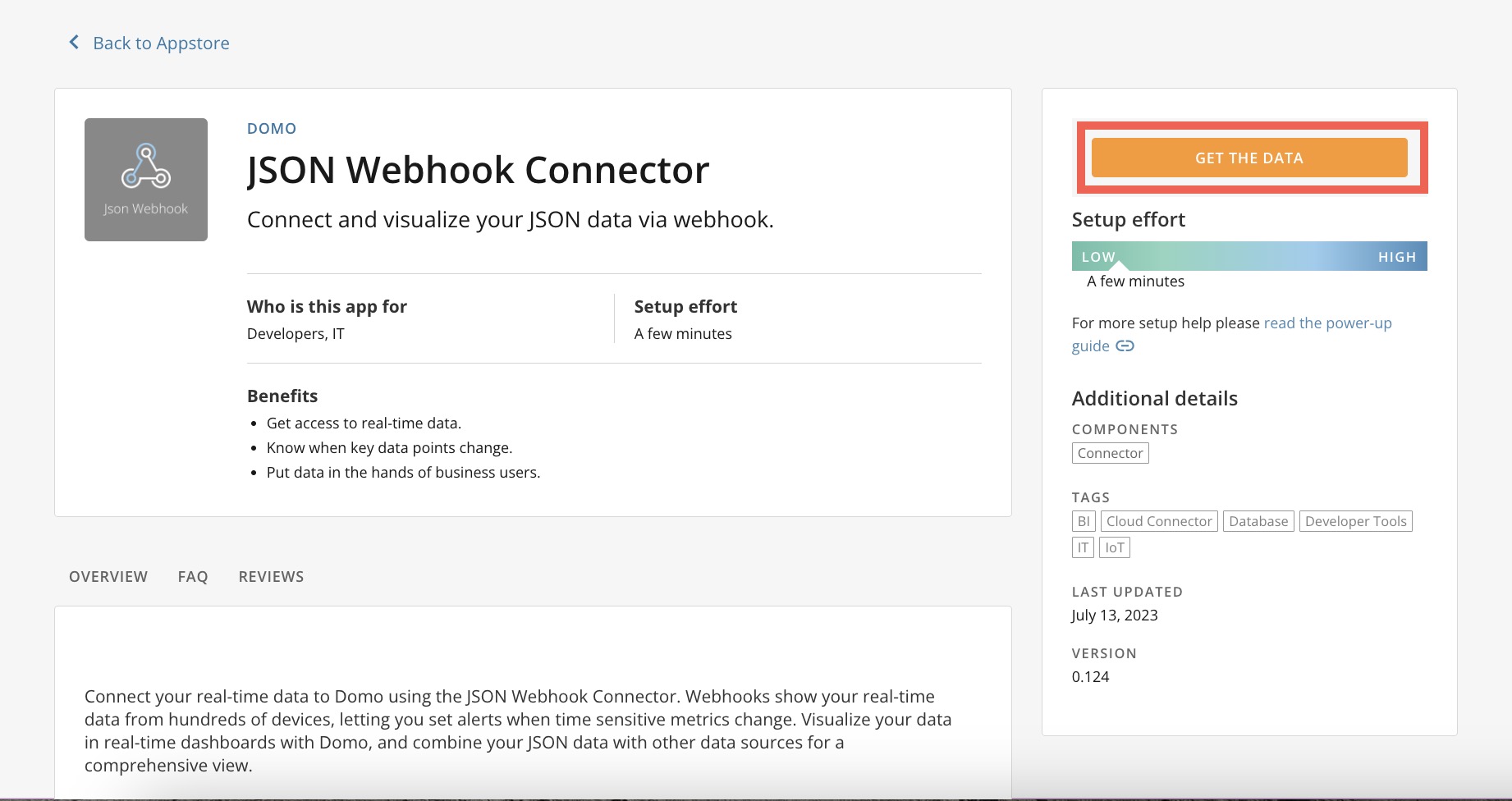 JSON Webhook Connector