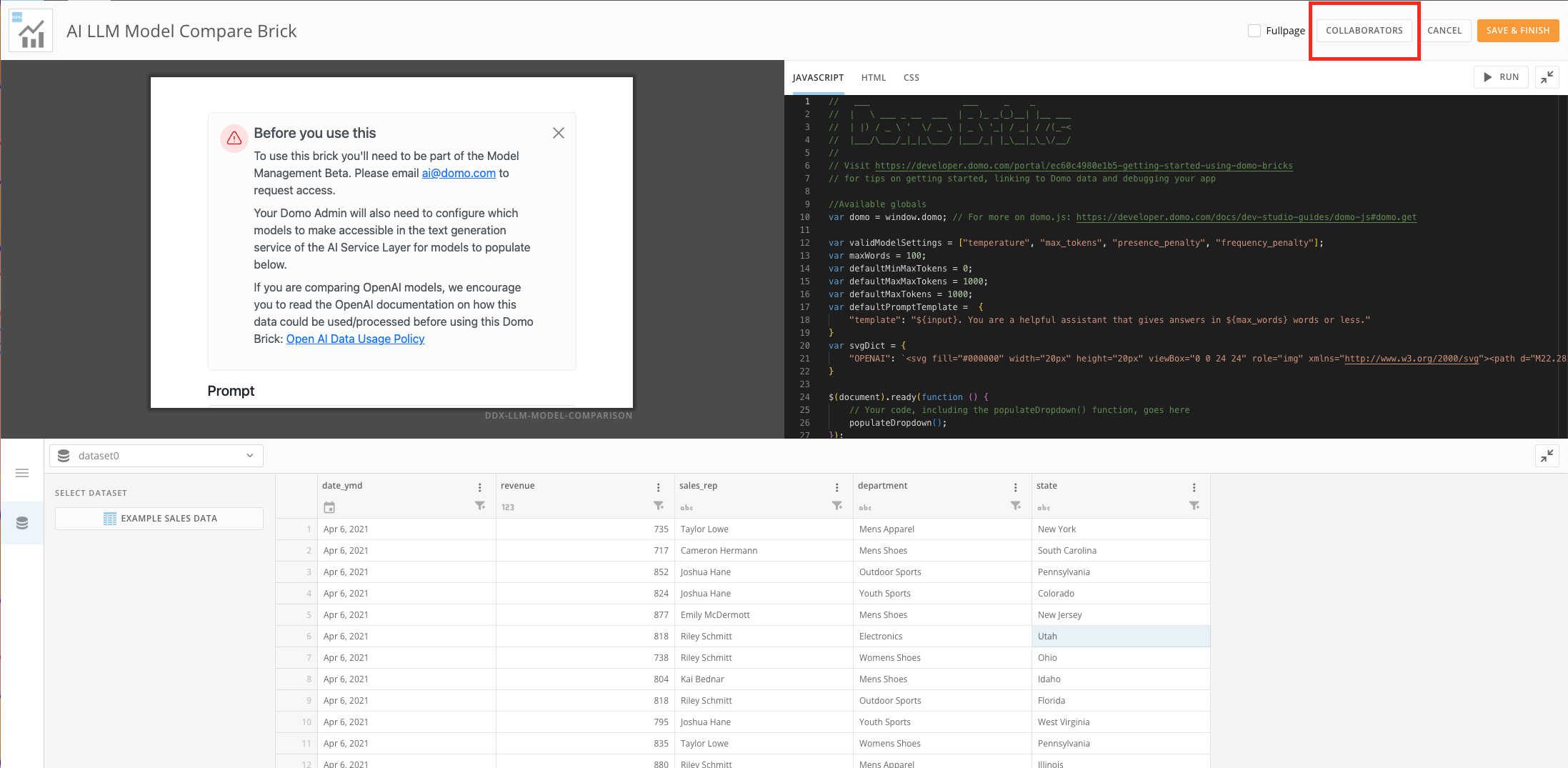 | Domo Bricks | Overview