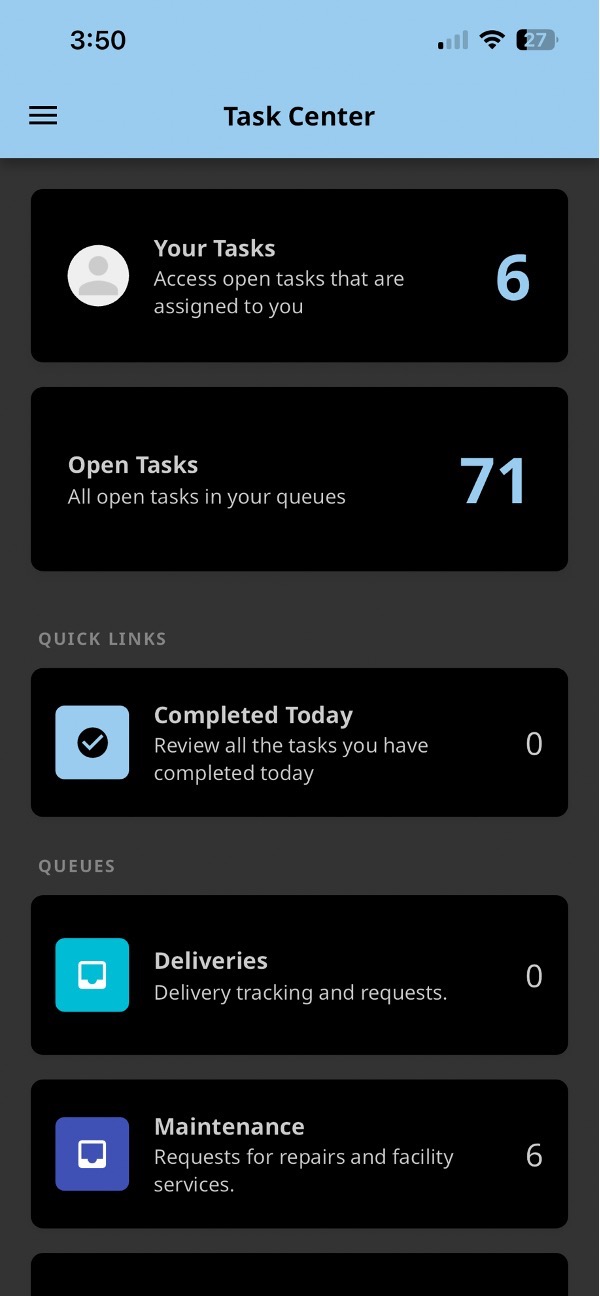 Task Center App