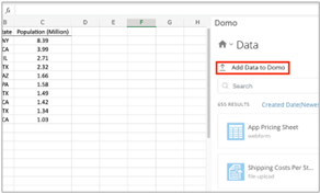 Domo Add-ins for Microsoft Office 365 Apps | User Guide