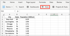 Domo Add-ins for Microsoft Office 365 Apps | User Guide