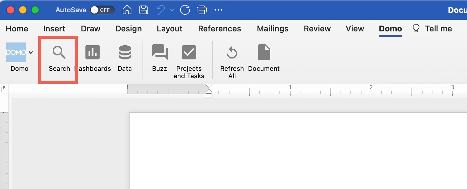 Domo Add-ins for Microsoft Office 365 Apps | User Guide