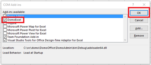 Using the (Legacy) Domo Excel Plugin