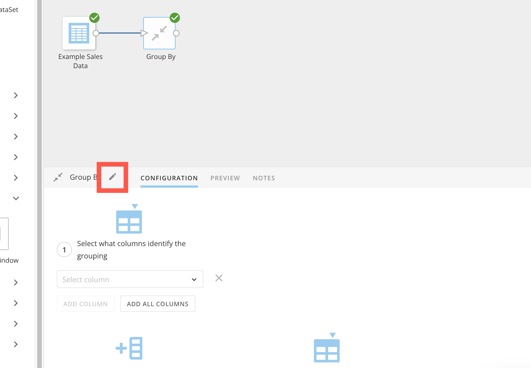 Magic ETL Tiles: Aggregate