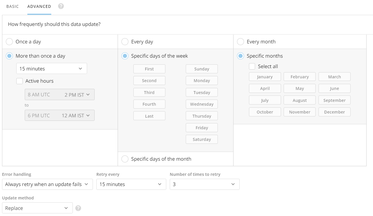 Adding a DataSet Using a Connector