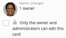 Restricting Edit Capability for a Card