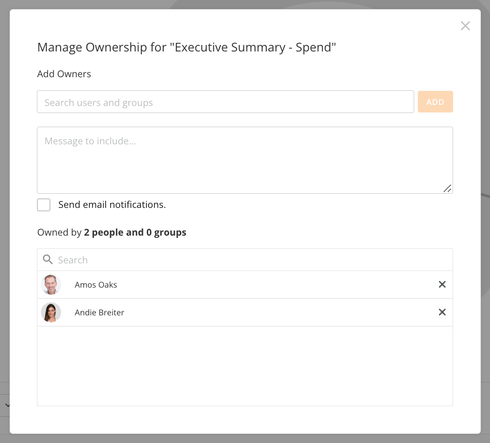 Changing a Card Owner