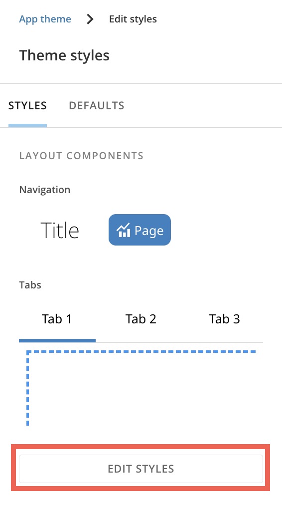 Design with App Studio Themes