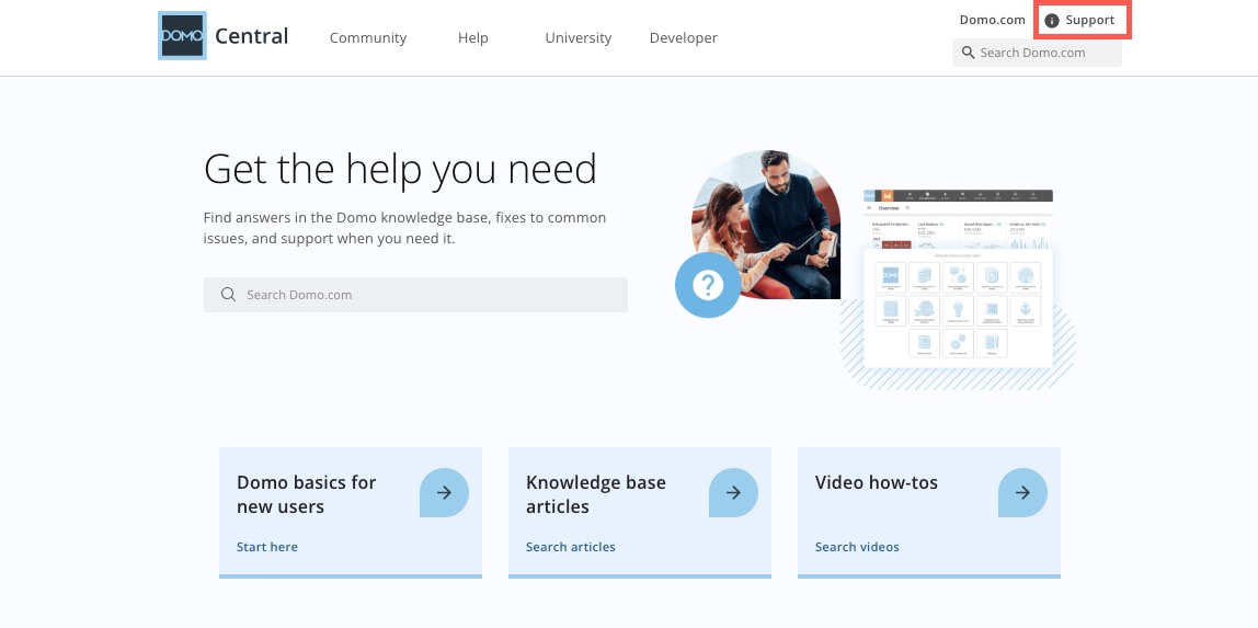 Submit a Support Ticket