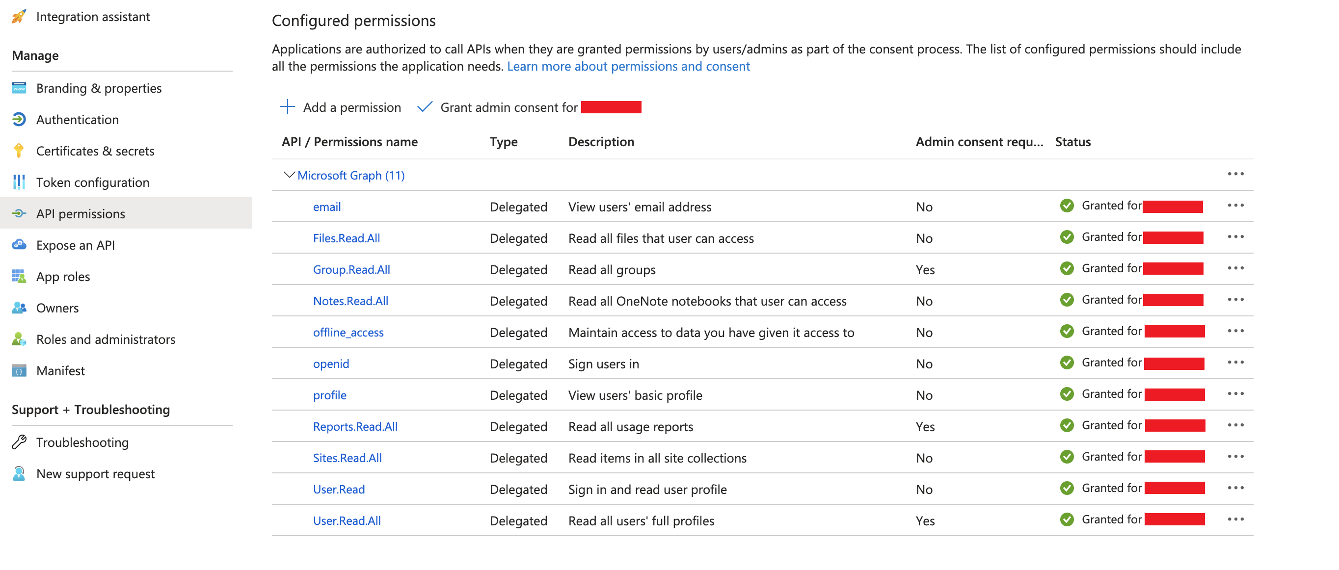 Adding a Microsoft Sharepoint Online Rest OAuth Config