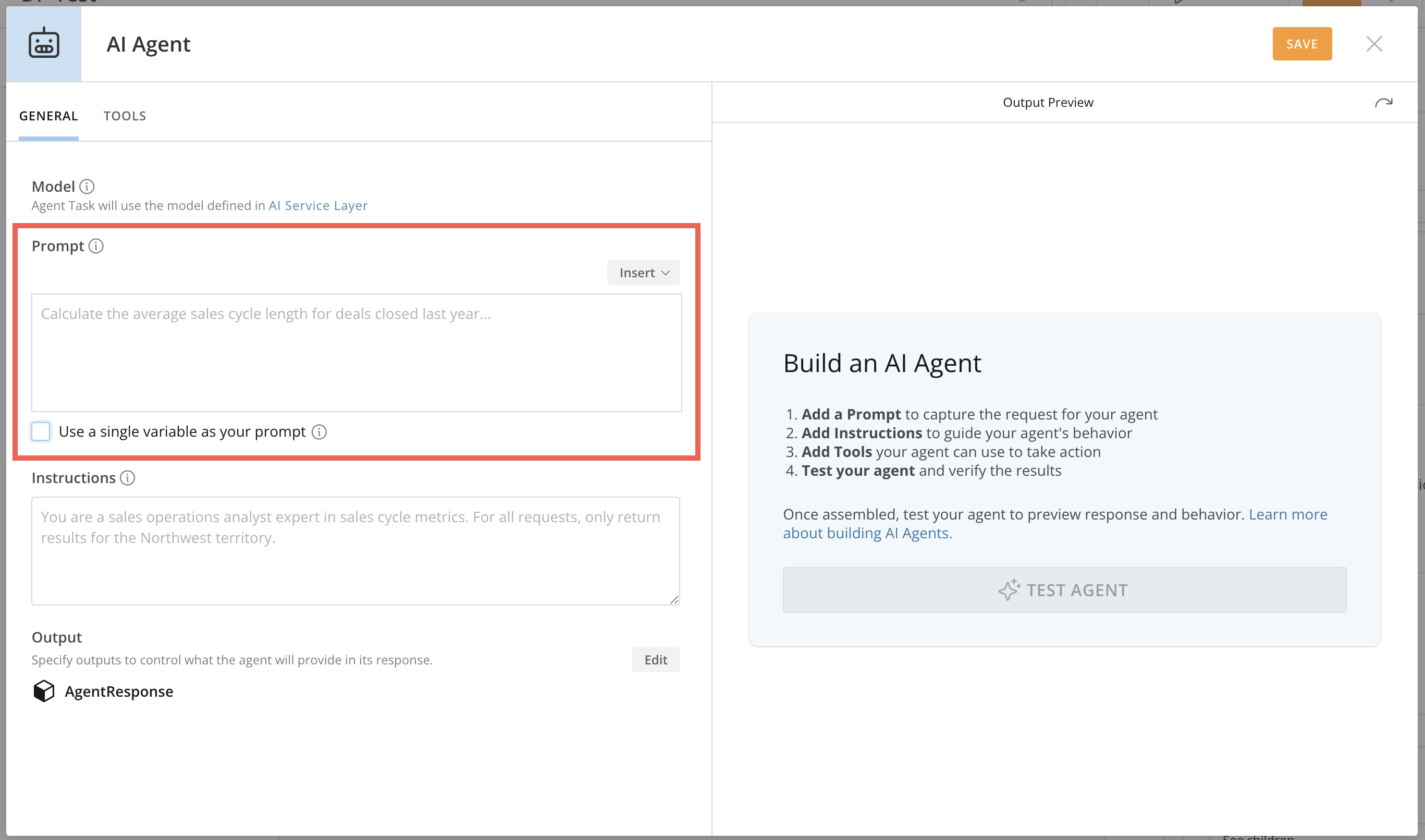 Build an AI Agent Task in Workflows